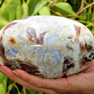 Beautiful Large 150MM X 90MM Fancy Jasper Stone Healing Charged ...