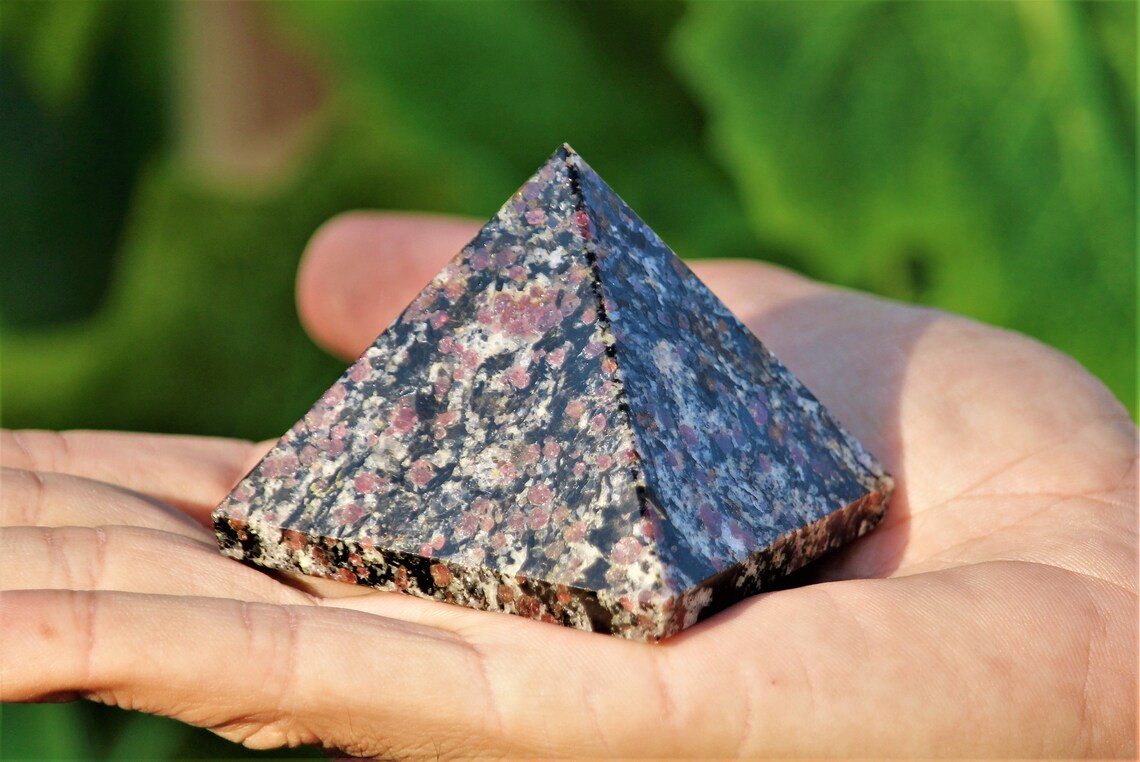 Handmade Beautiful 55MM Ruby Spinel Biotite Matrix Stone - Etsy