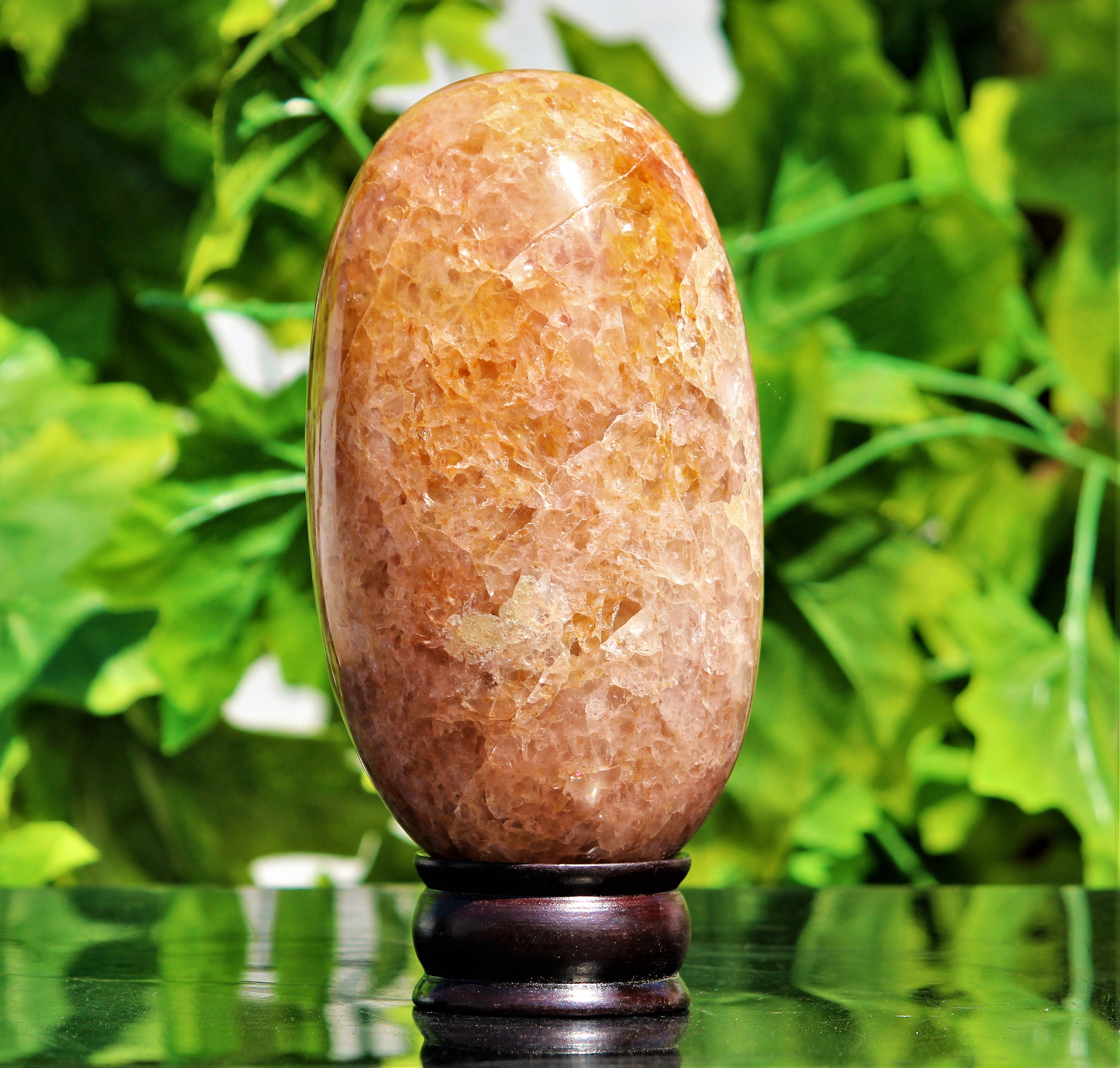 Beautiful Large 165MM X 90MM Golden Quartz Stone Healing | Etsy