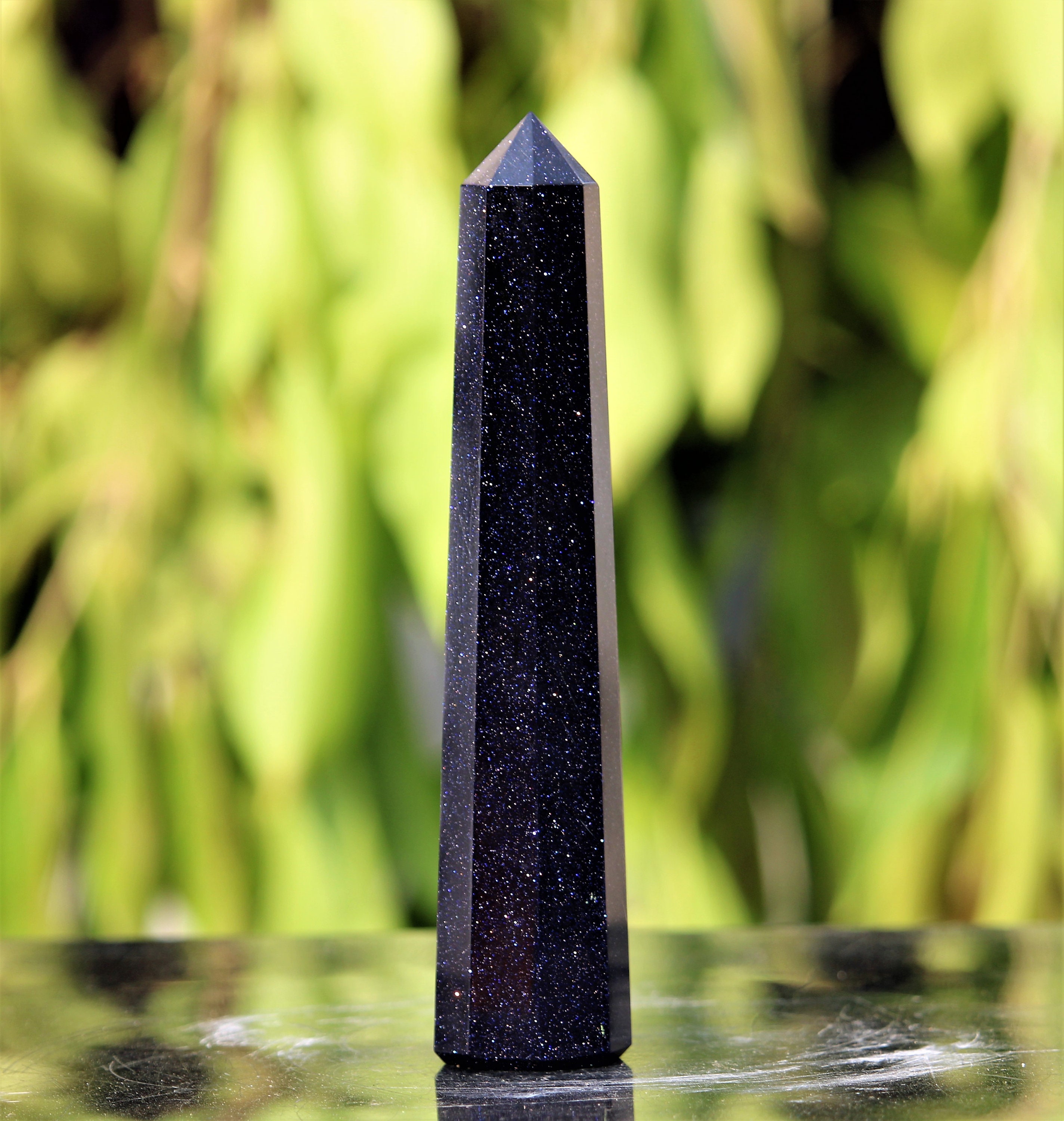 Beautiful 165MM X 30MM Blue Goldstone Blue Sandstone Spirit | Etsy