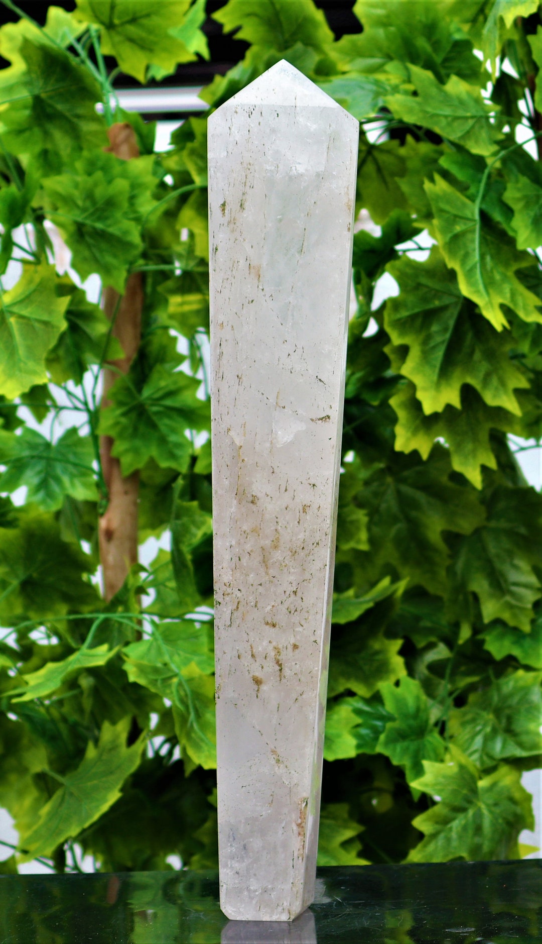 Stunning Unique Huge 580MM Crystal Quartz Stone Healing Charged ...