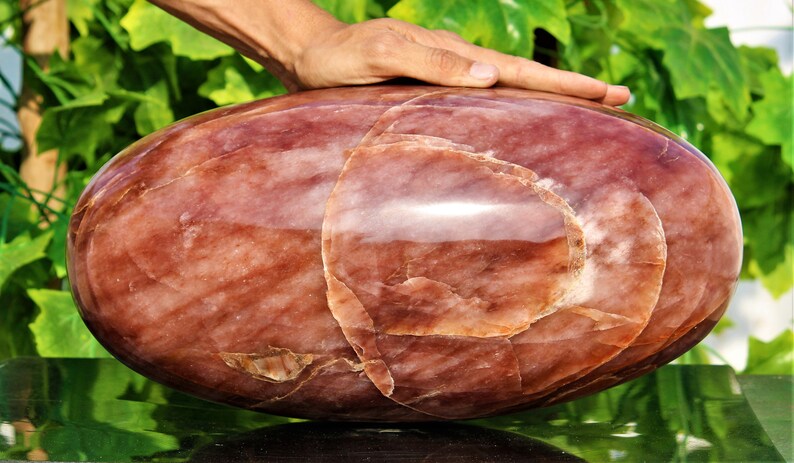 Very Beautiful Huge 380MM Red Strawberry Quartz Stone Crystal - Etsy