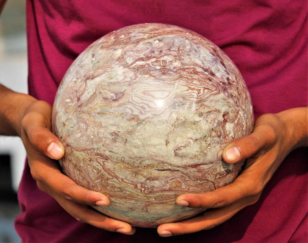 Truly Beautiful Huge 210MM Red Ocean Jasper Stone Healing Charged ...