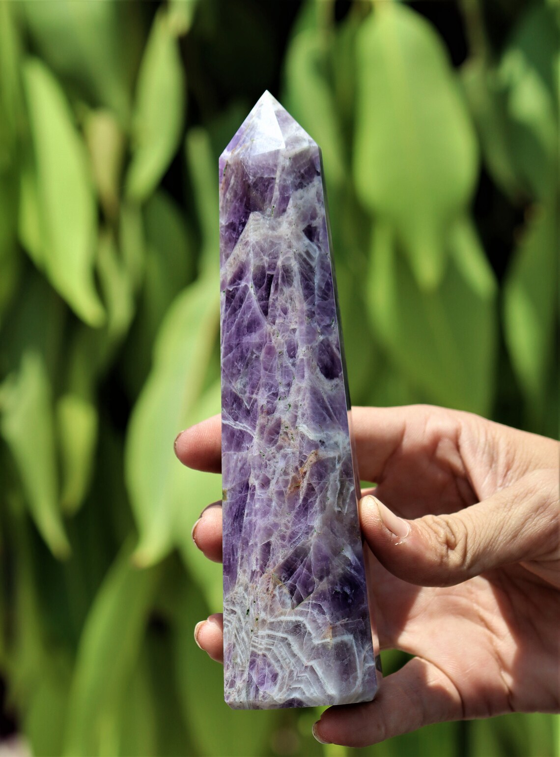 A Truly Beautiful Large 170MM X 40MM Natural Blue Amethyst | Etsy