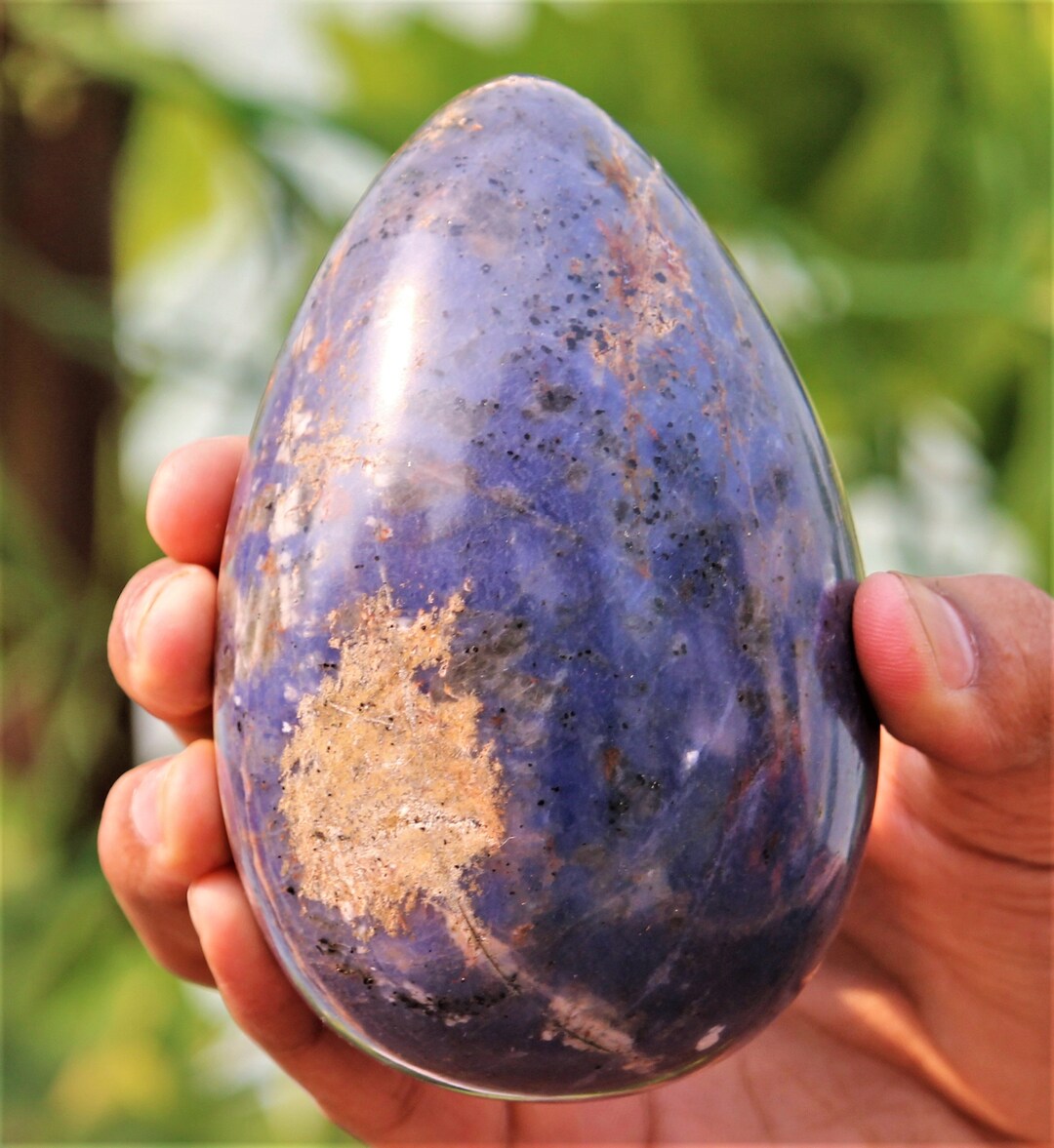 Superb Large 110MM Blue Sodalite Stone Healing Charged Metaphysical ...