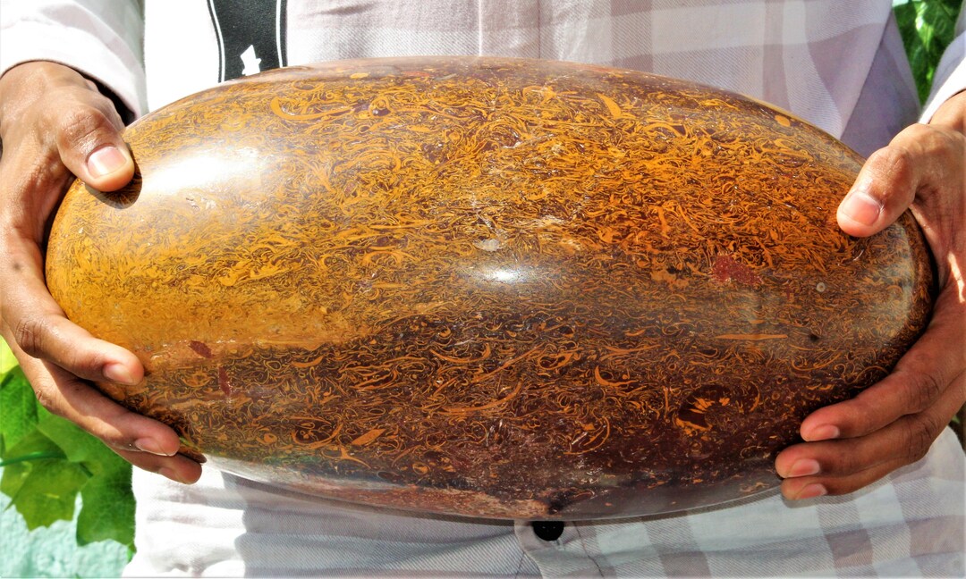 Amazing Unique Huge 325MM Mariam Jasper Stone Calligraphy Jasper ...