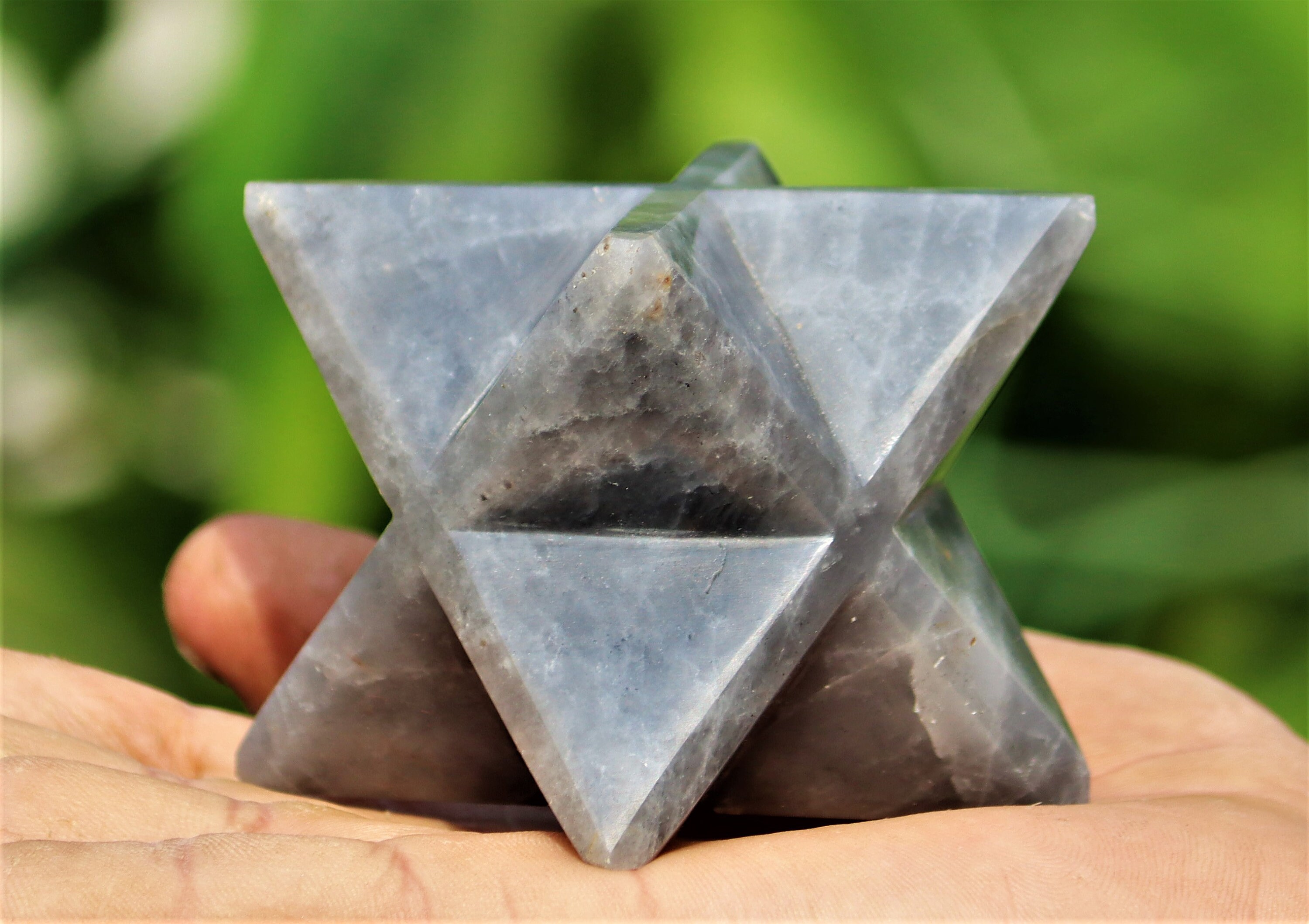 Beautiful Large 75MM Grey Moonstone Healing Charged - Etsy