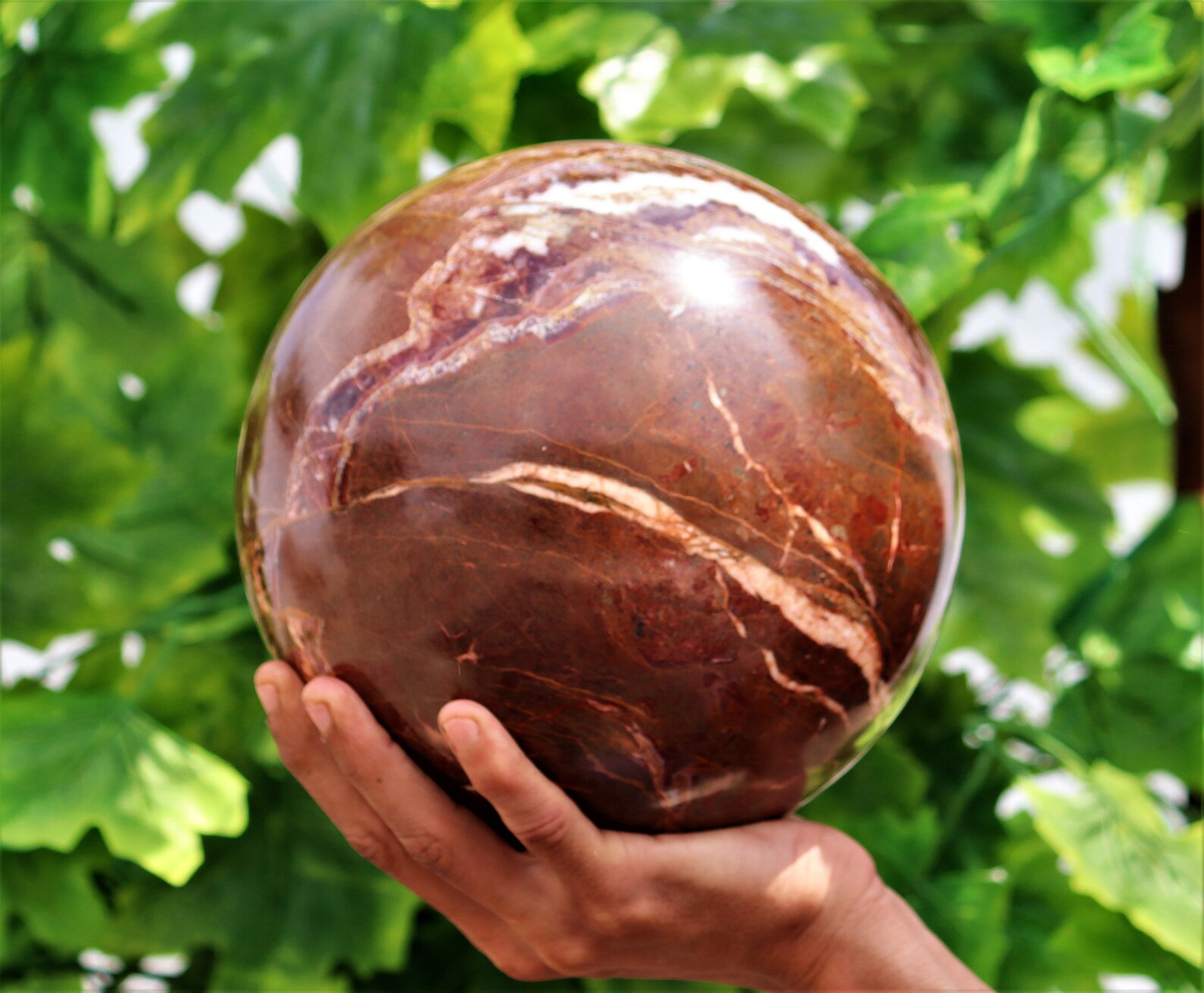Beautiful Huge 195MM Red Brecciated Jasper Stone Healing - Etsy