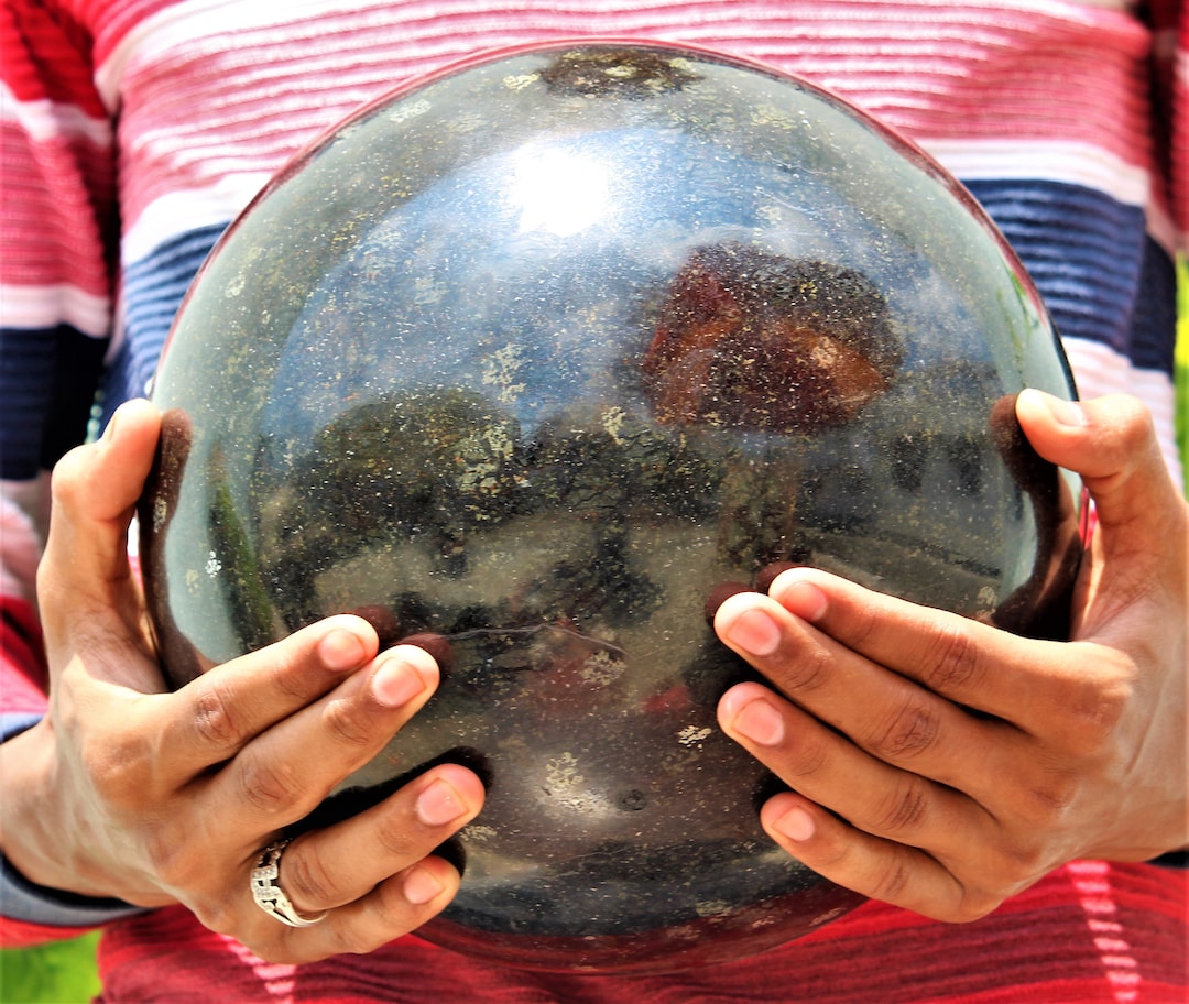 Truly Beautiful Natural 230MM Black Coppernite Stone Metaphysical ...