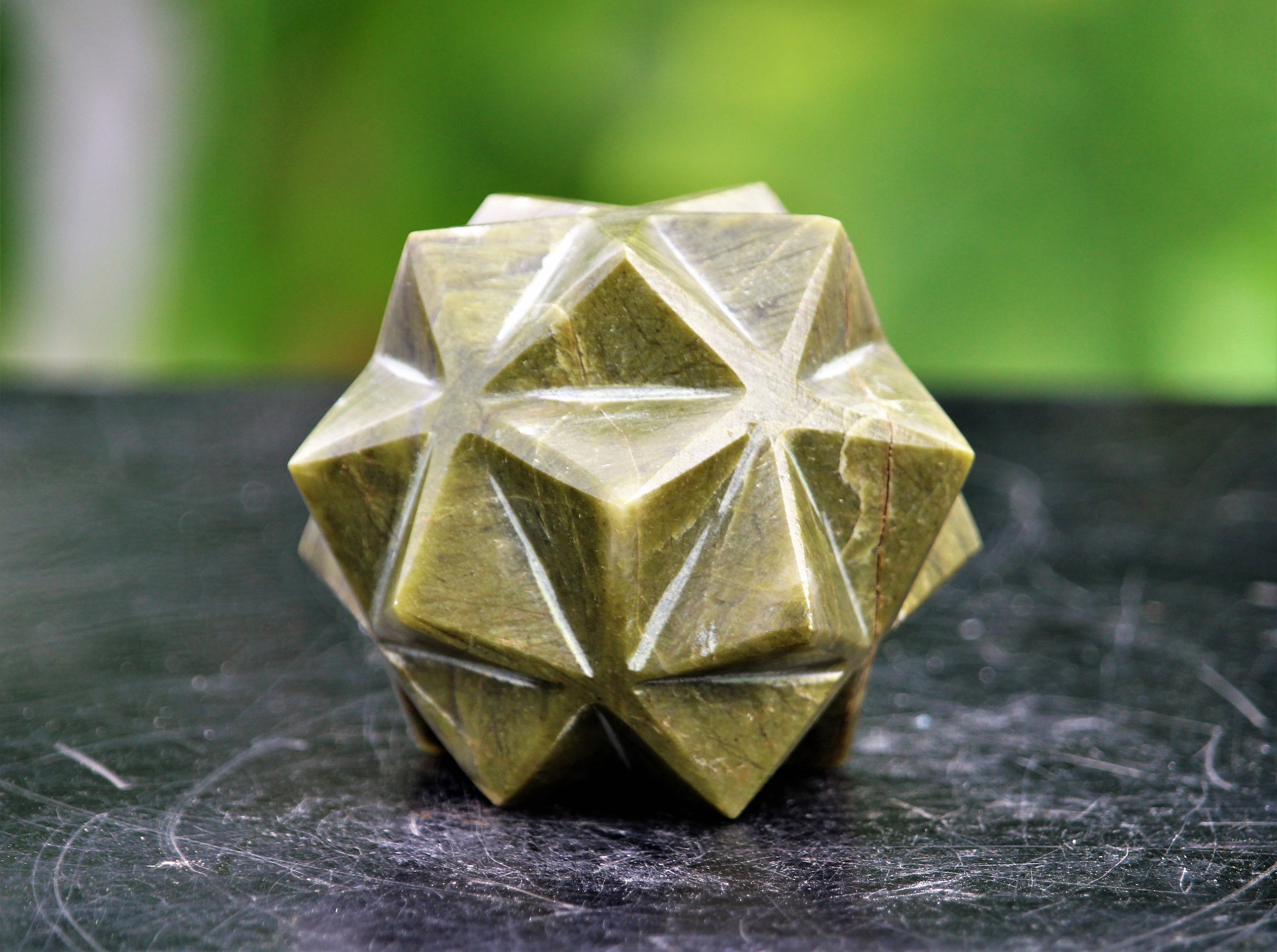 Beautiful 20 Pointed 60MM Vesuvianite Stone Healing Charged | Etsy