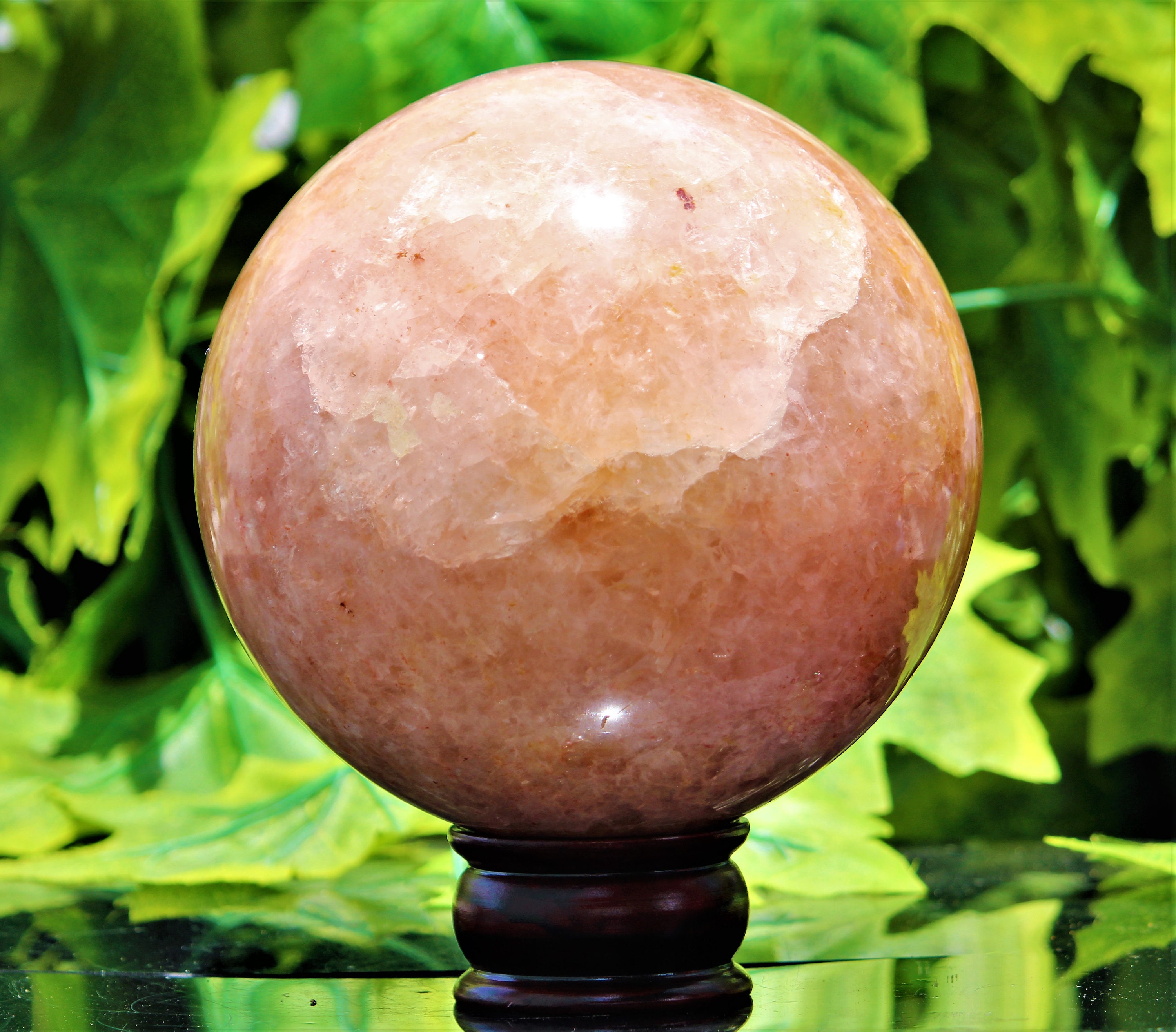 Beautiful Large 150MM Golden Quartz Stone Healing Charged - Etsy
