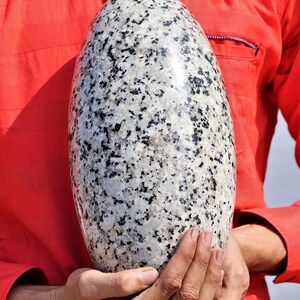 Beautiful Large A 290MM Diorite Stone Healing Charged Reiki Aura Stone ...