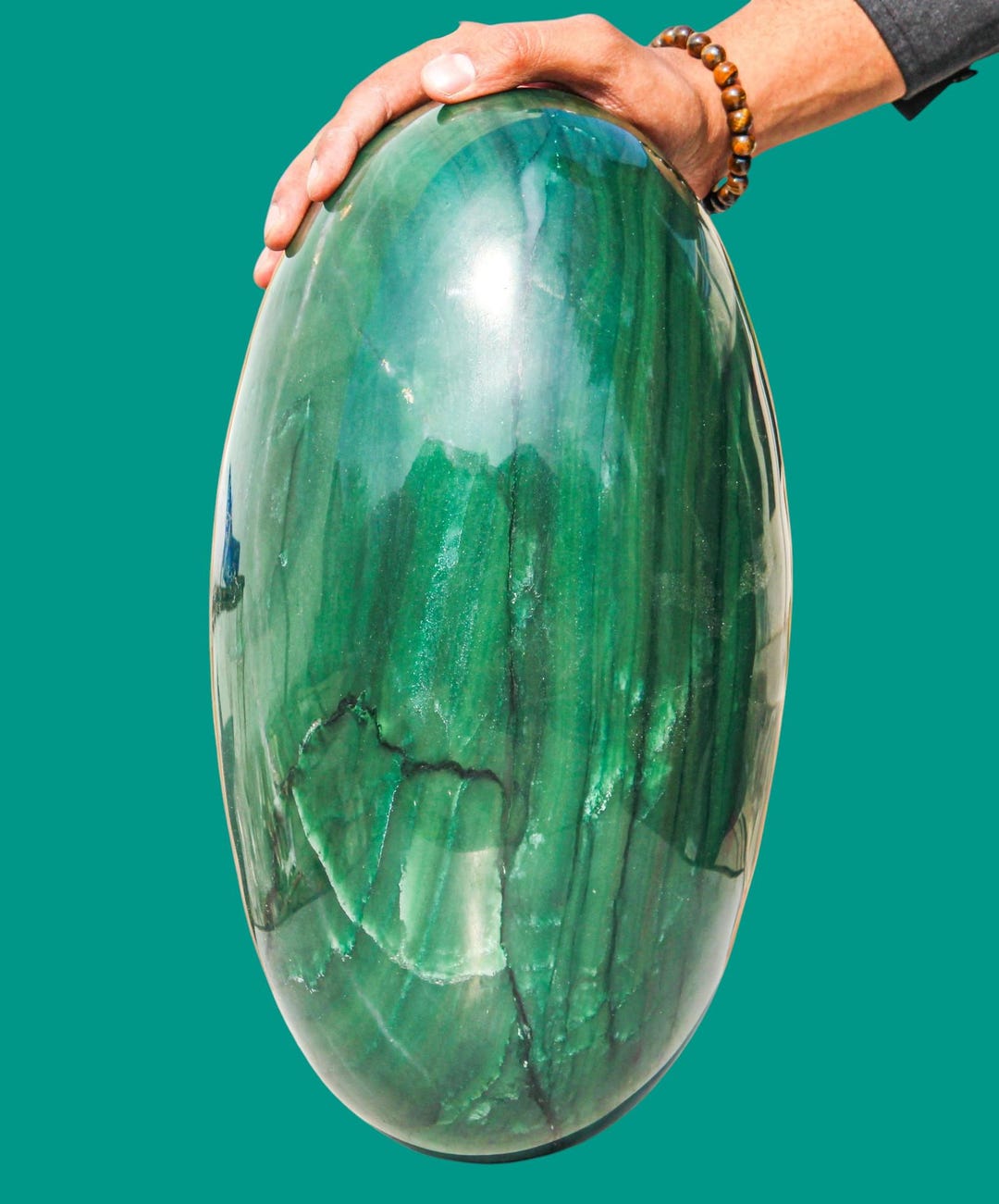 Green Vivianite Crystal Lingam: Chakra Reiki Energy Stone (360MM) - Etsy