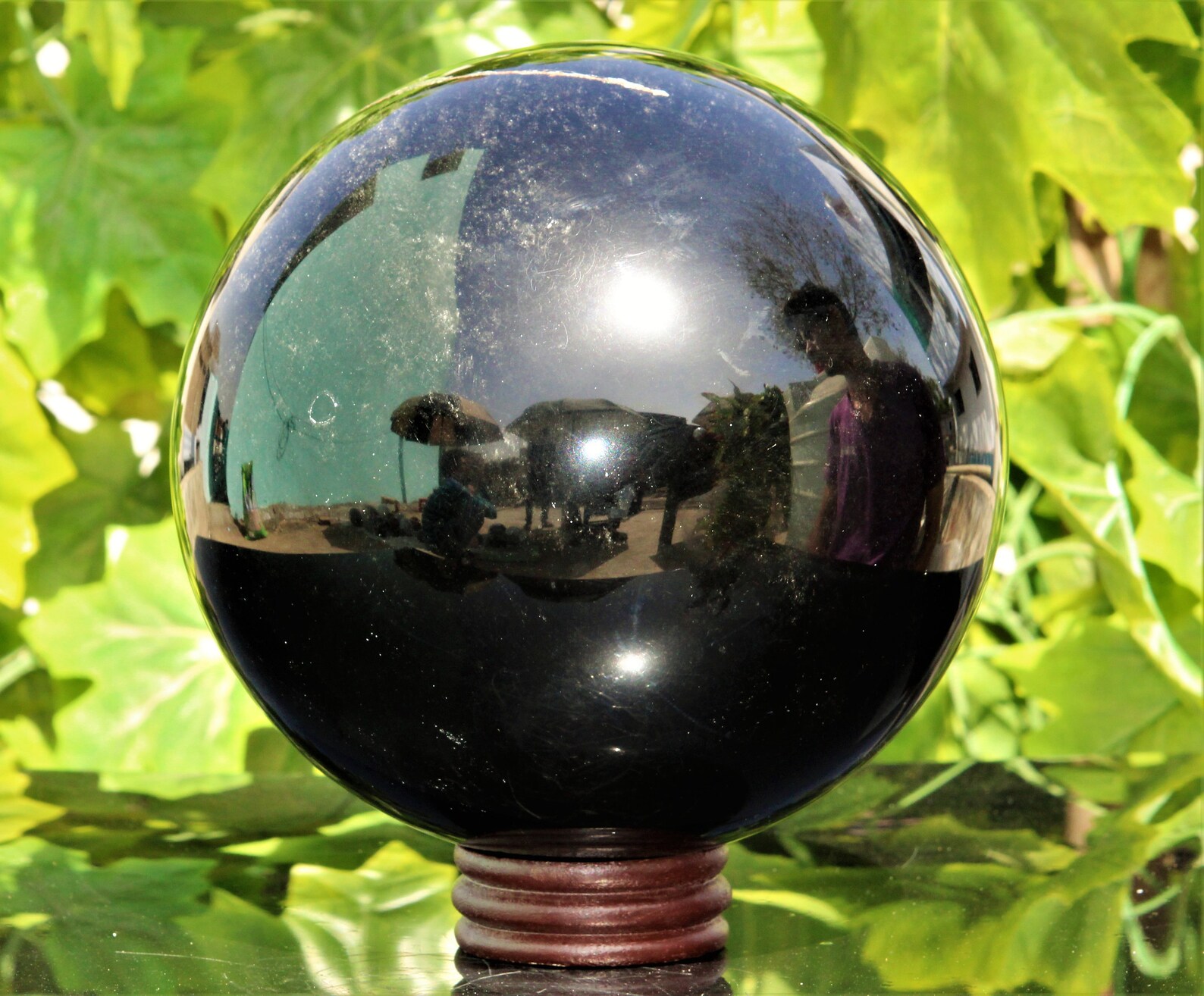 Beautiful Large 185MM Black Obsidian Stone Healing - Etsy