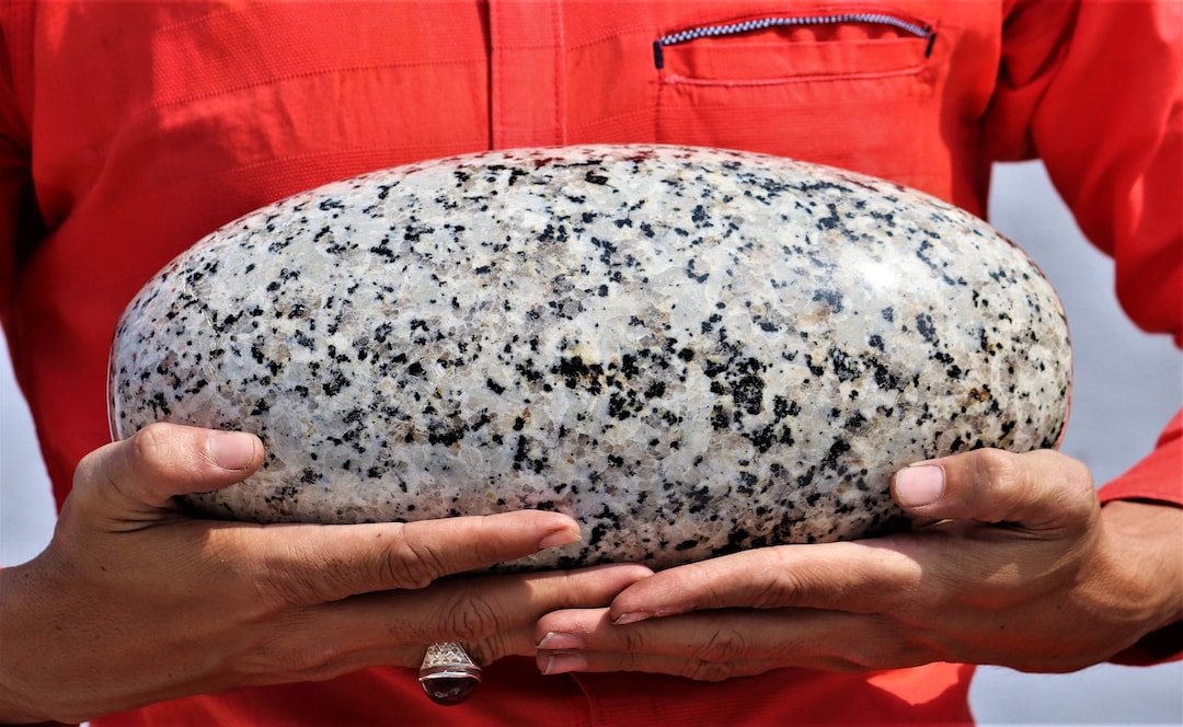 Beautiful Large A 290MM Diorite Stone Healing Charged Reiki Aura Stone ...