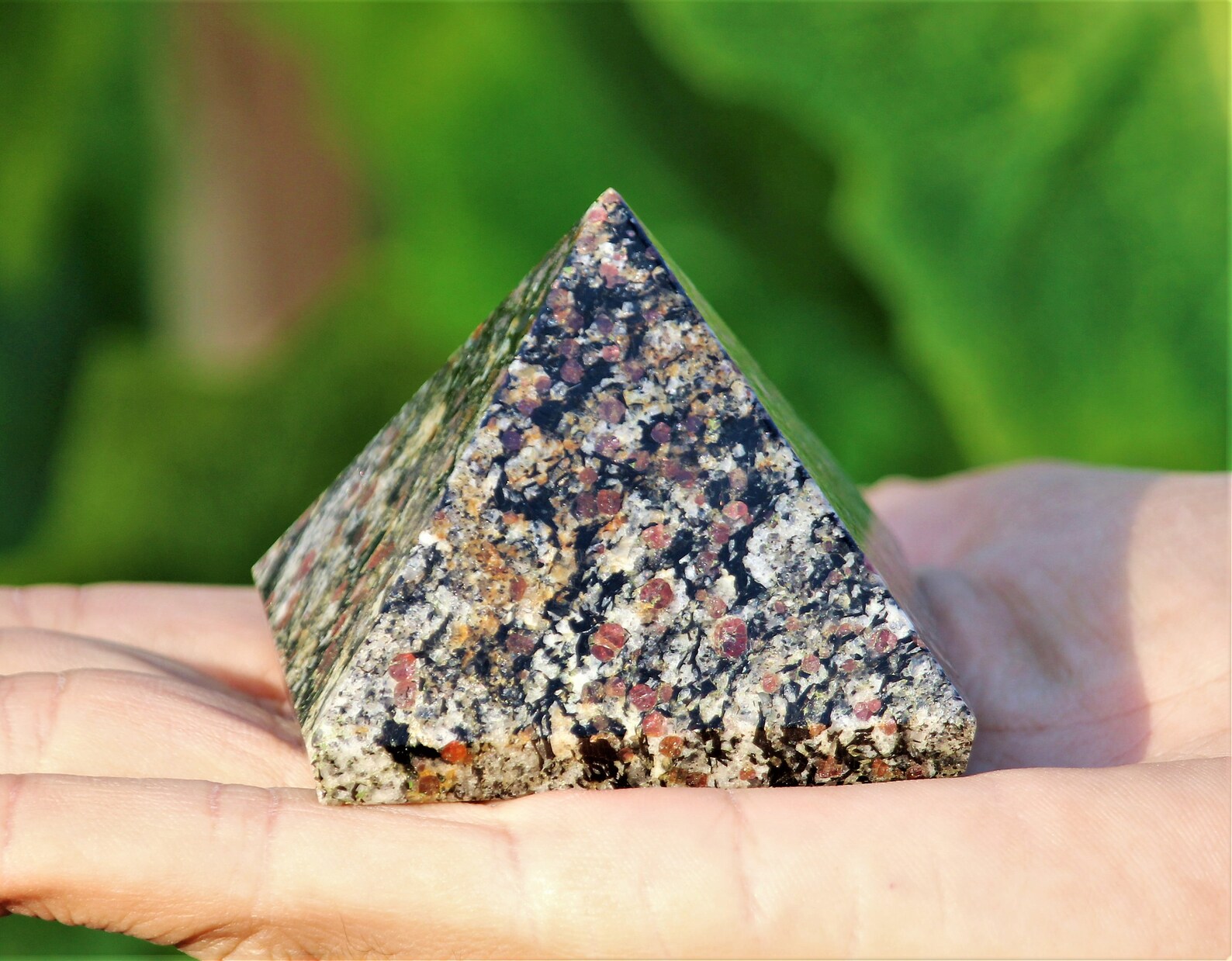 Handmade Beautiful 55MM Ruby Spinel Biotite Matrix Stone - Etsy