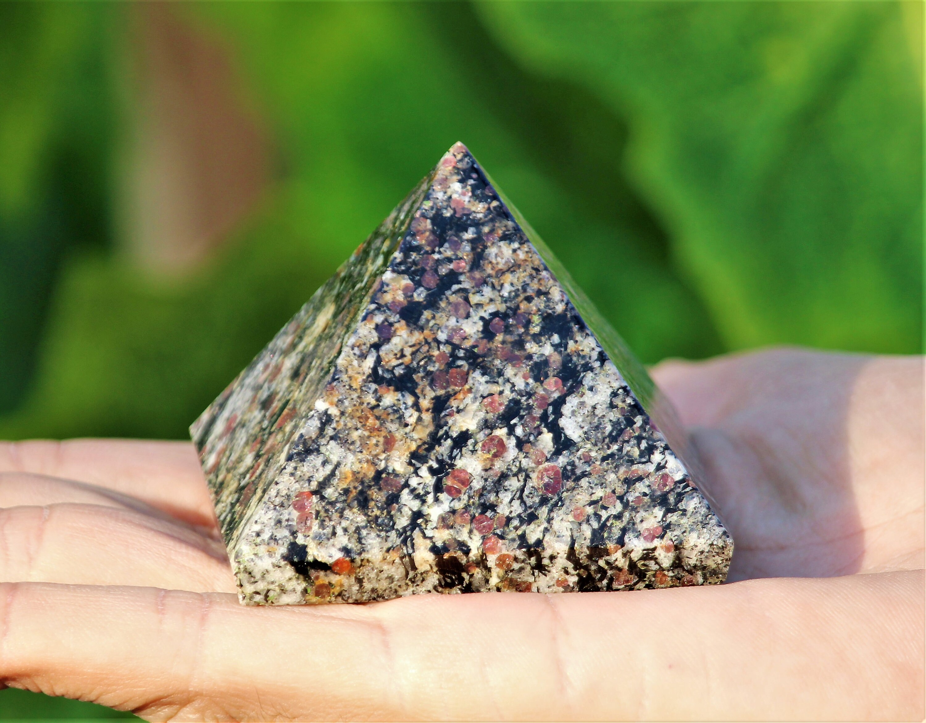 Handmade Beautiful 55MM Ruby Spinel Biotite Matrix Stone | Etsy