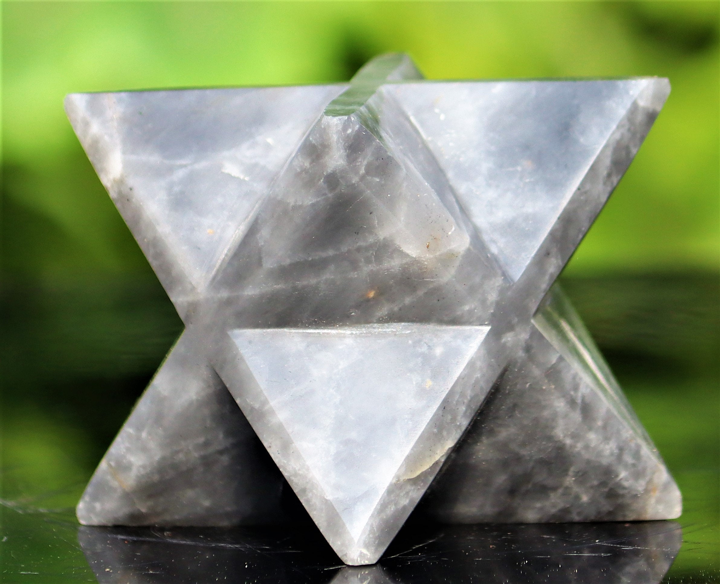 Beautiful Large 75MM Grey Moonstone Healing Charged - Etsy