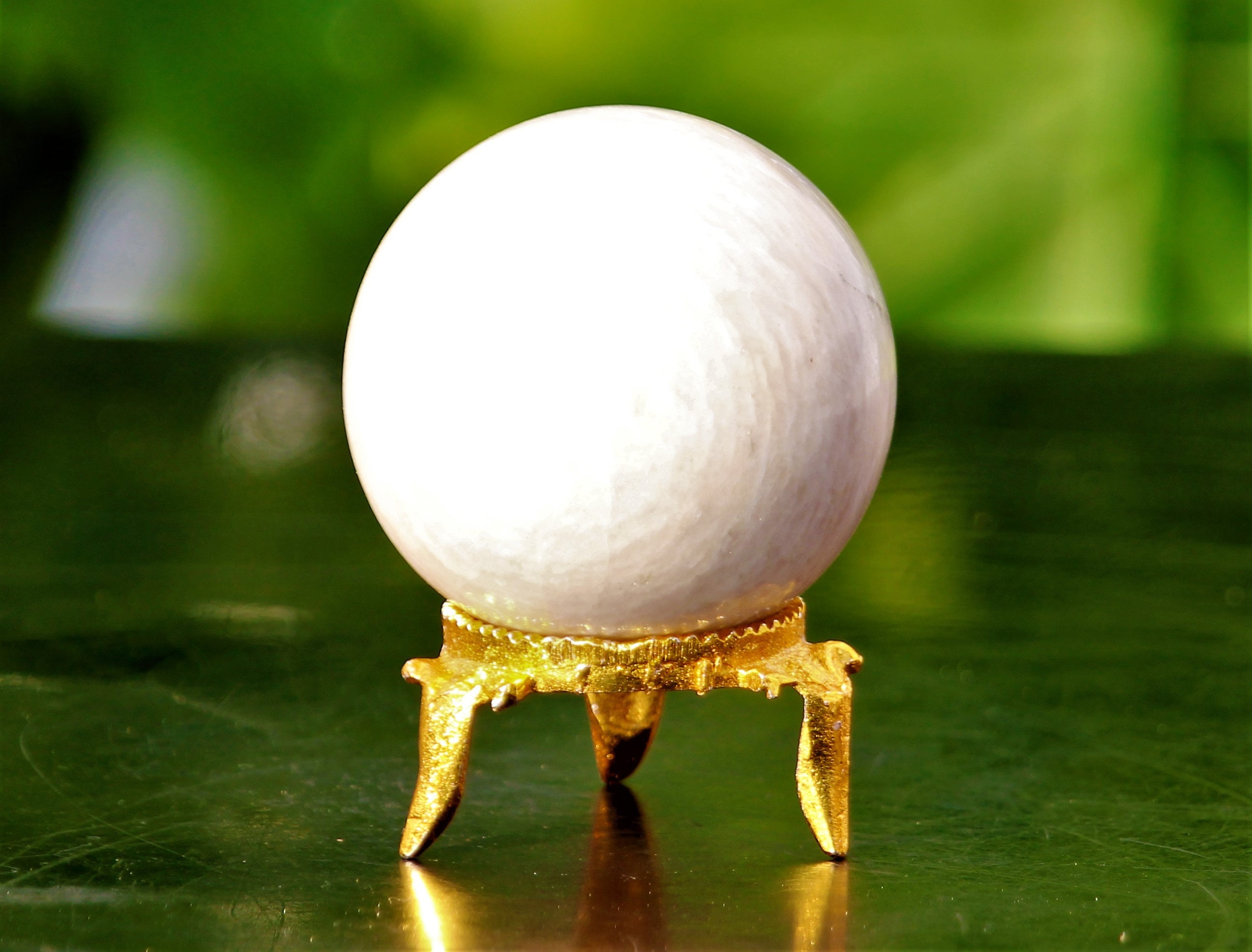 Beautiful Large 50MM Natural Milky and Peach Moonstone Stone - Etsy