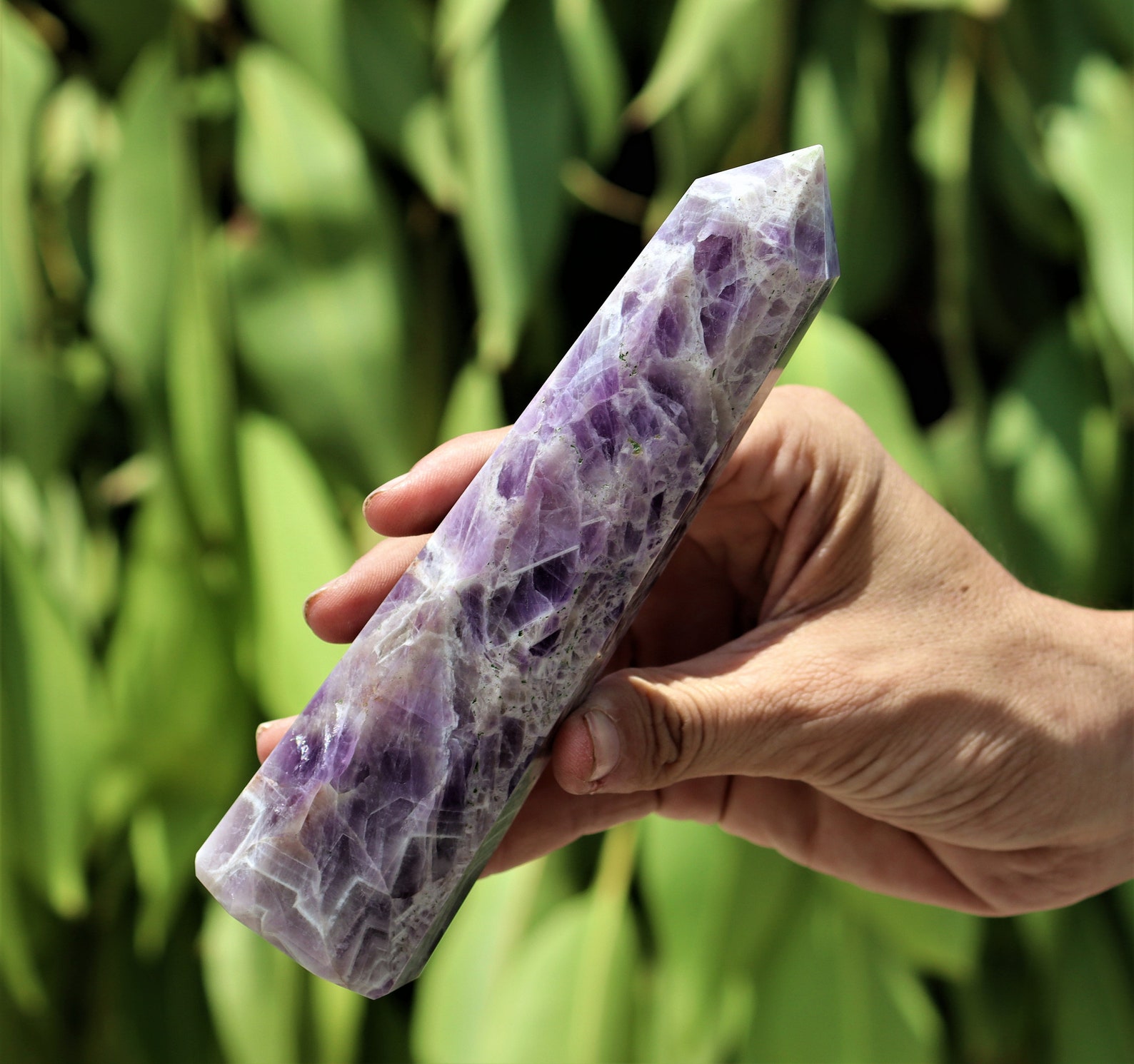 A Truly Beautiful Large 170MM X 40MM Natural Blue Amethyst | Etsy