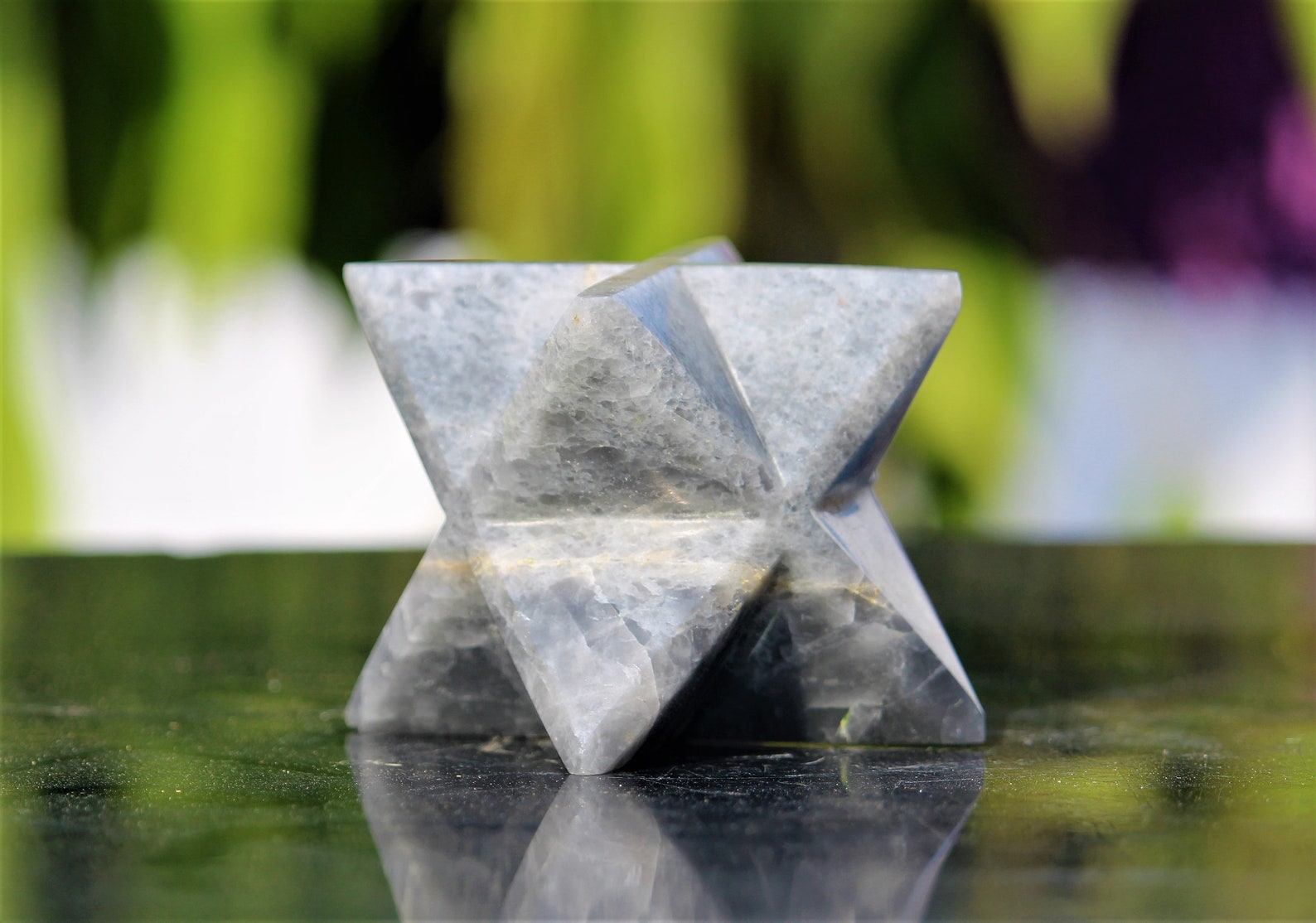 Beautiful Large 75MM Grey Moonstone Healing Charged | Etsy