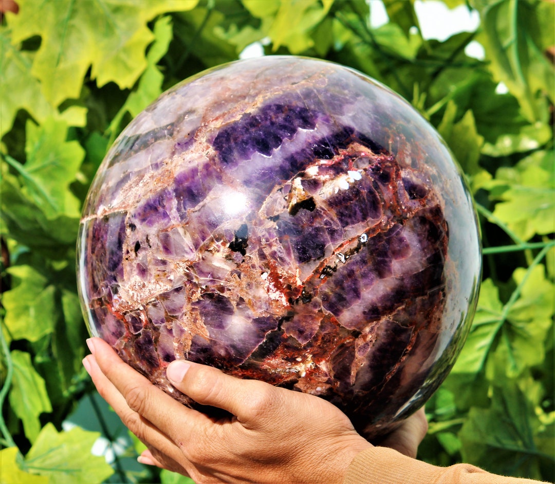 Stunning Huge 245MM Blue Amethyst Stone Healing Charged - Etsy