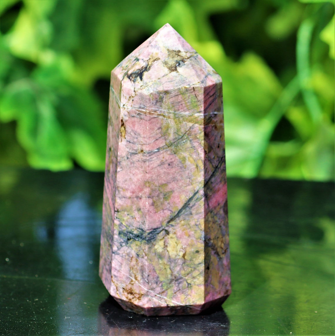 Amazing 115MM X 50MM Pale Pink Rhodonite Stone Healing Charged | Etsy