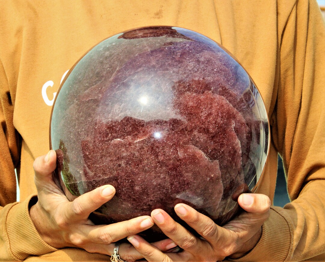 Gorgeous 235MM Red Cherry Quartz Stone Healing Charged Metaphysical ...