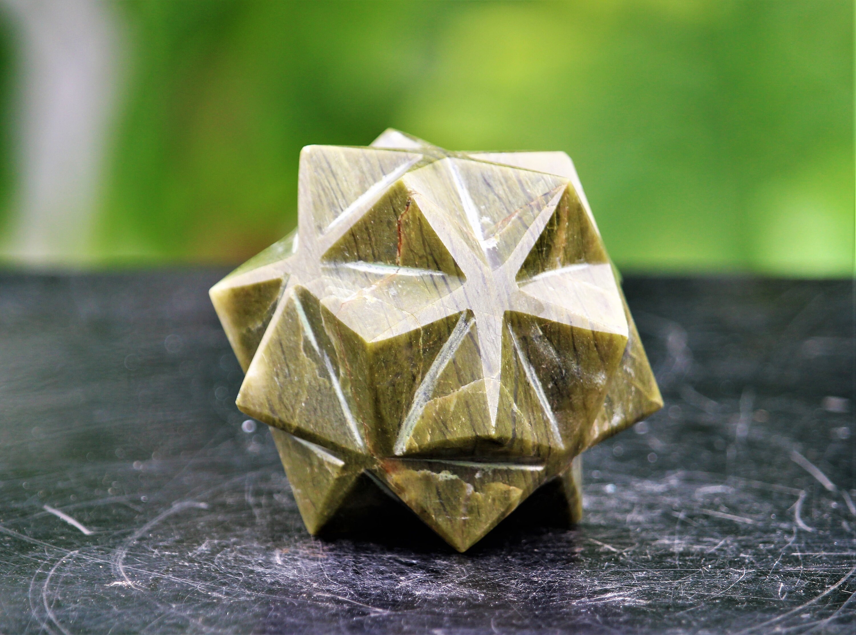 Beautiful 20 Pointed 60MM Vesuvianite Stone Healing Charged | Etsy