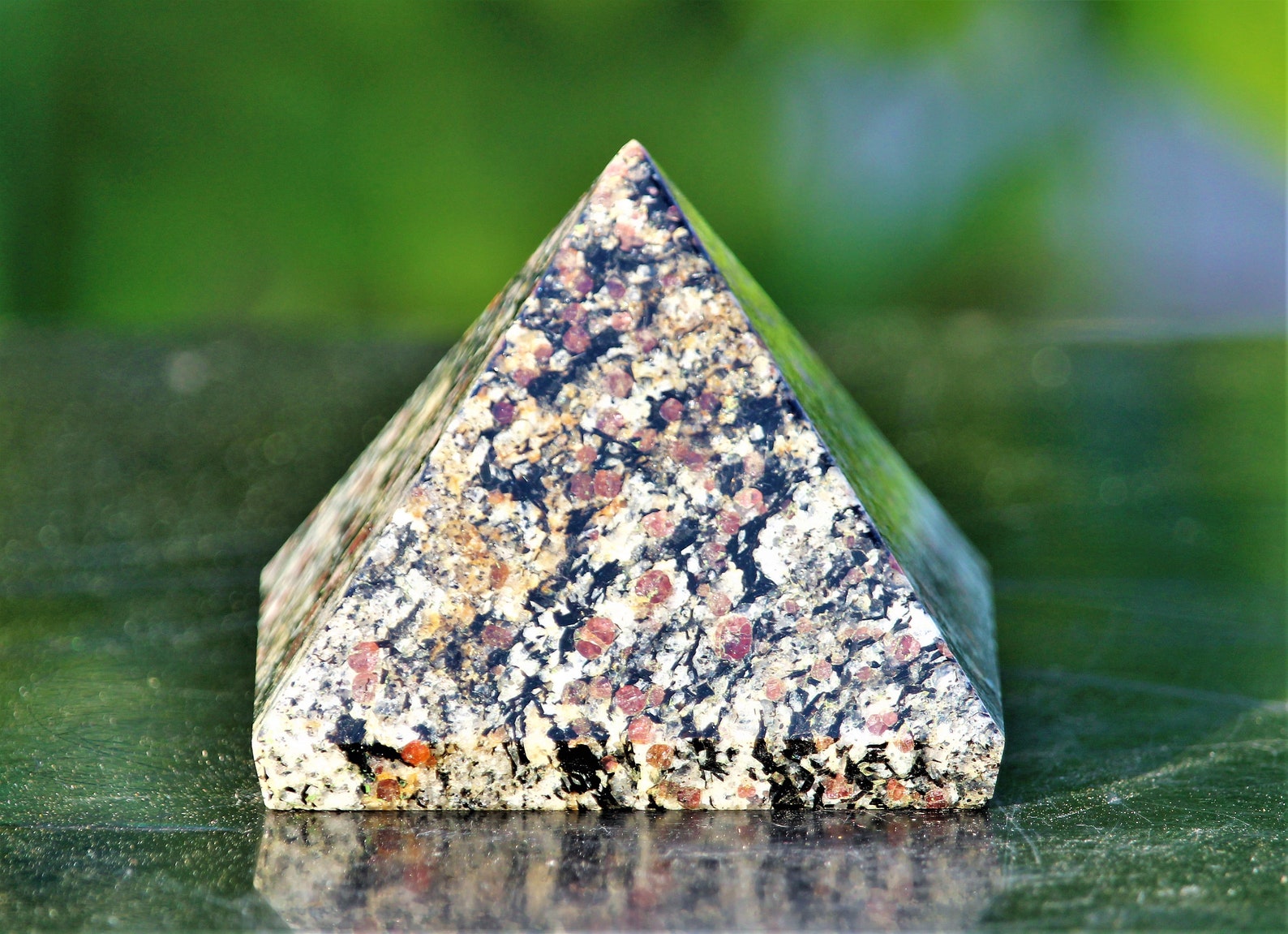 Handmade Beautiful 55MM Ruby Spinel Biotite Matrix Stone | Etsy