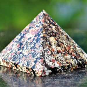 Handmade Beautiful 55MM Ruby Spinel Biotite Matrix Stone Crystal ...