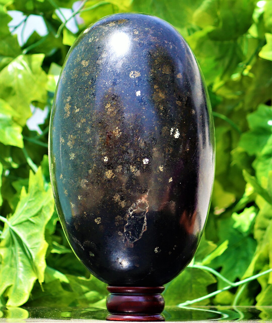 Stunning Large 260MM Natural Brown Coppernite Stone Healing Chakra ...