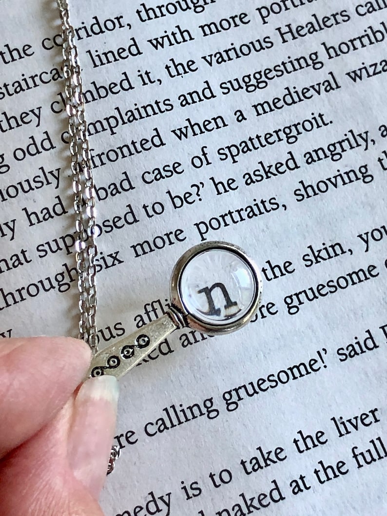 Tiny Magnifying Glass Necklace, Small Silver Monocle Pendant ...