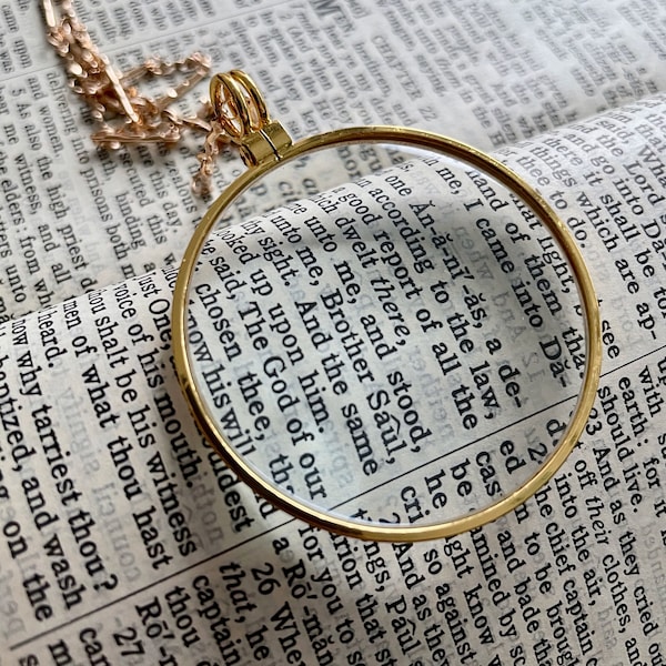 Magnifier Necklace - Etsy