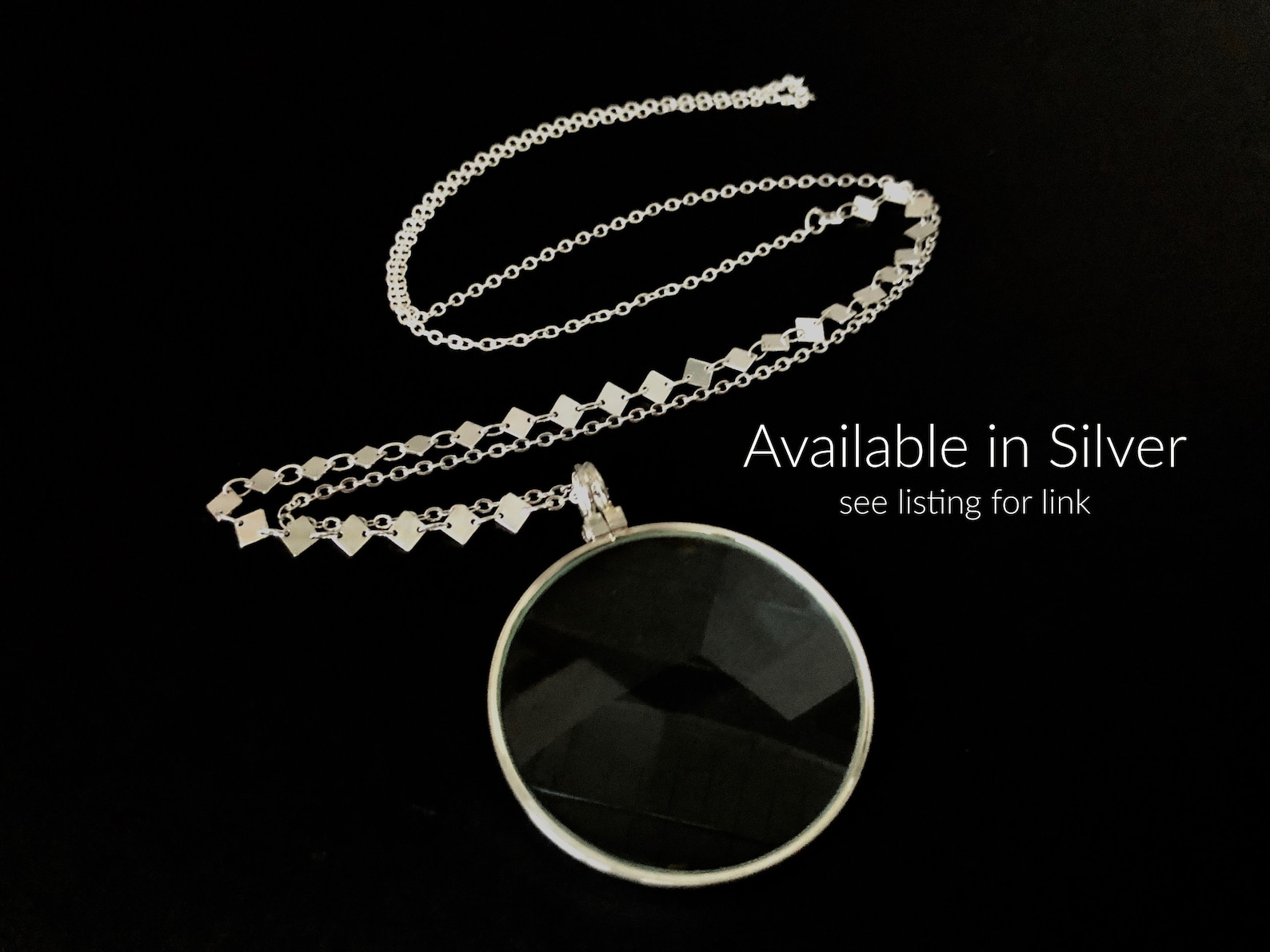 Magnifying Glass Necklace Monocle Necklace Reading Glass | Etsy Canada