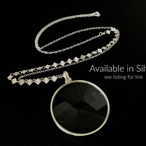 Magnifying Glass Necklace, Monocle Necklace, Reading Glass Necklace ...