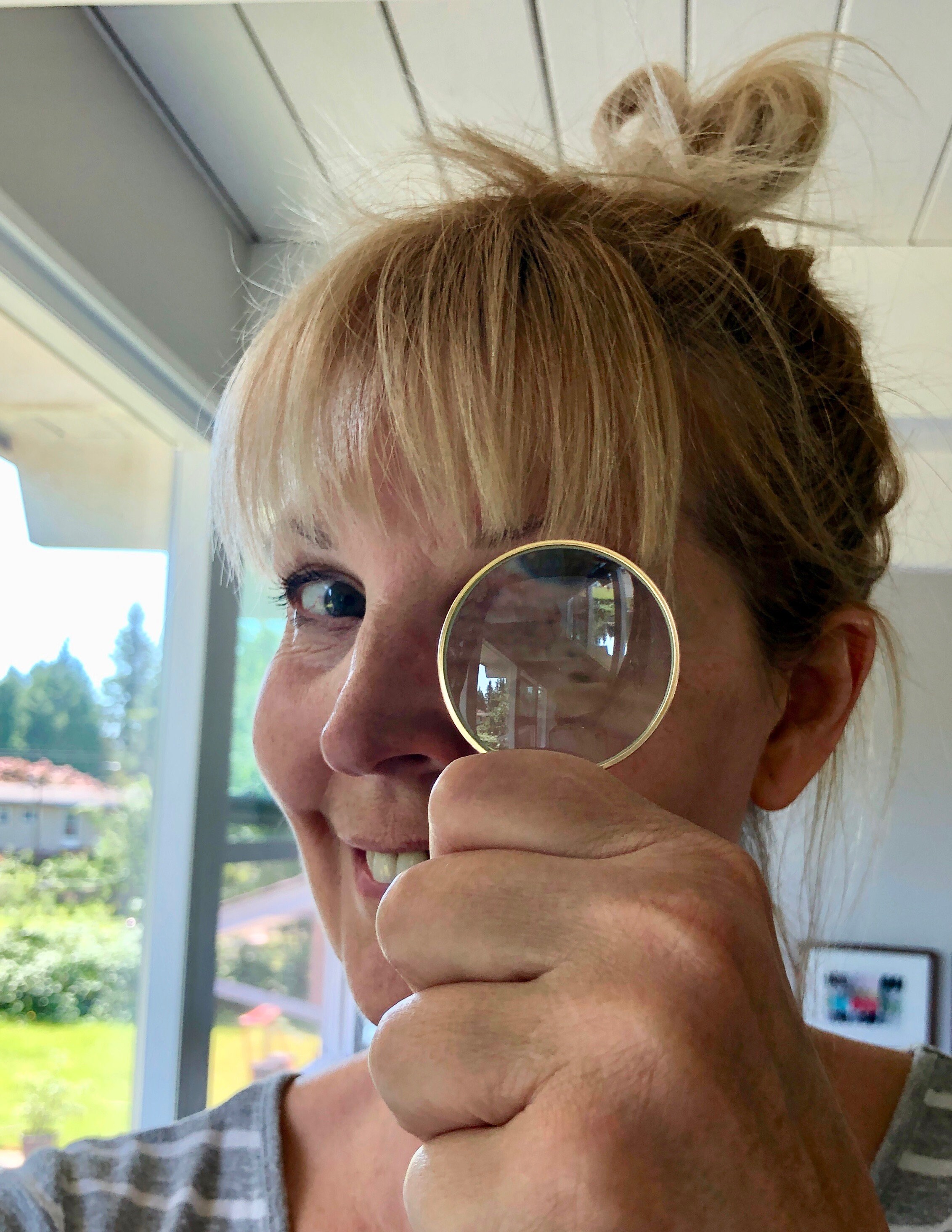 Magnifying Glass Necklace Monocle Necklace Reading Glass - Etsy Canada