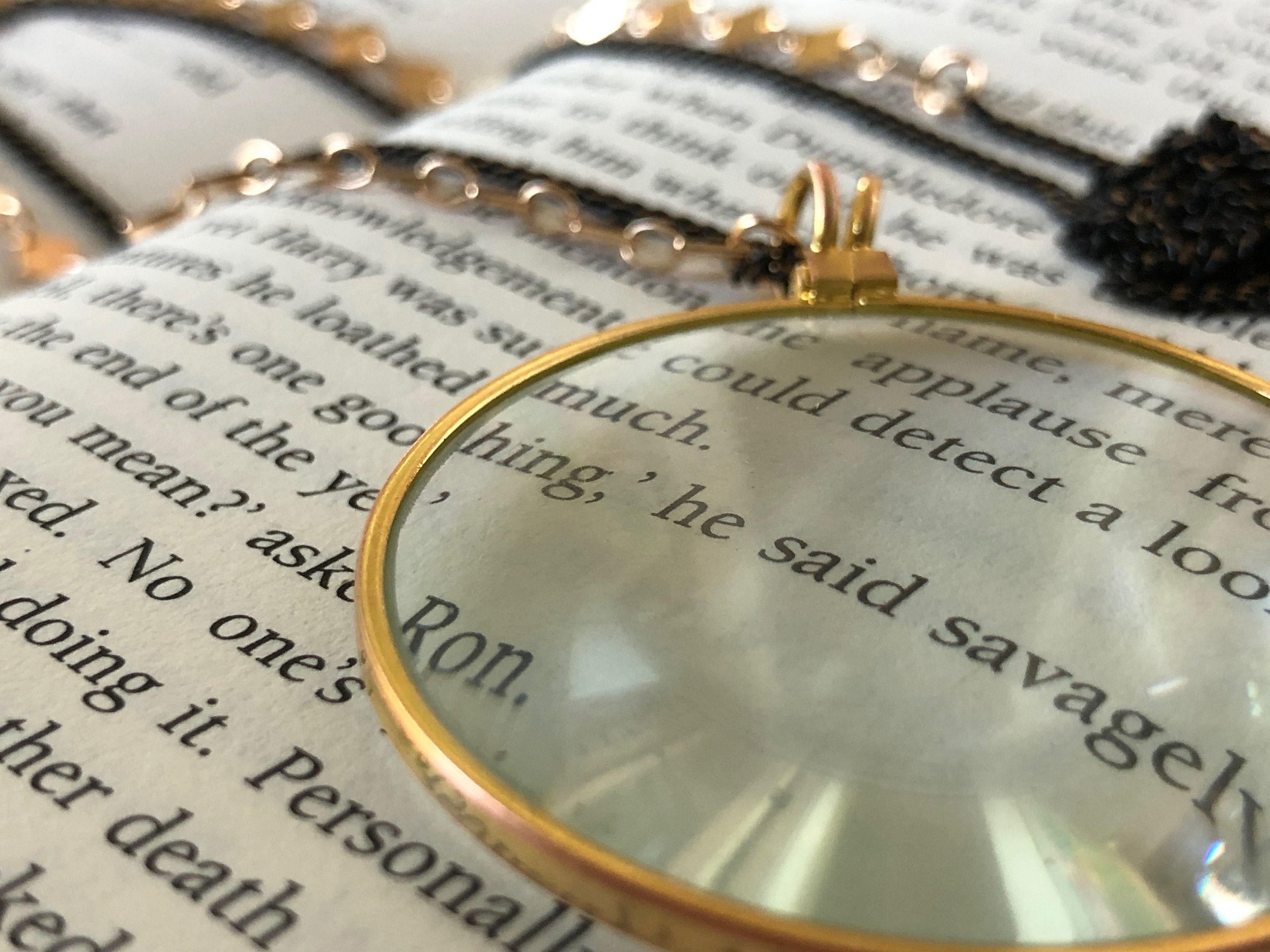 Magnifying Glass Necklace Monocle Necklace Reading Glass - Etsy Canada