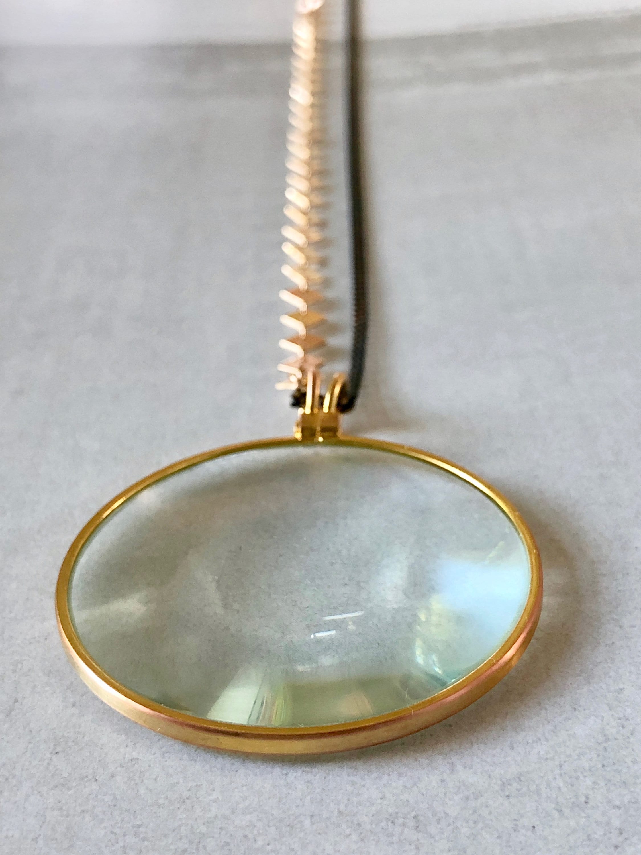 Magnifying Glass Necklace Monocle Necklace Reading Glass - Etsy Canada