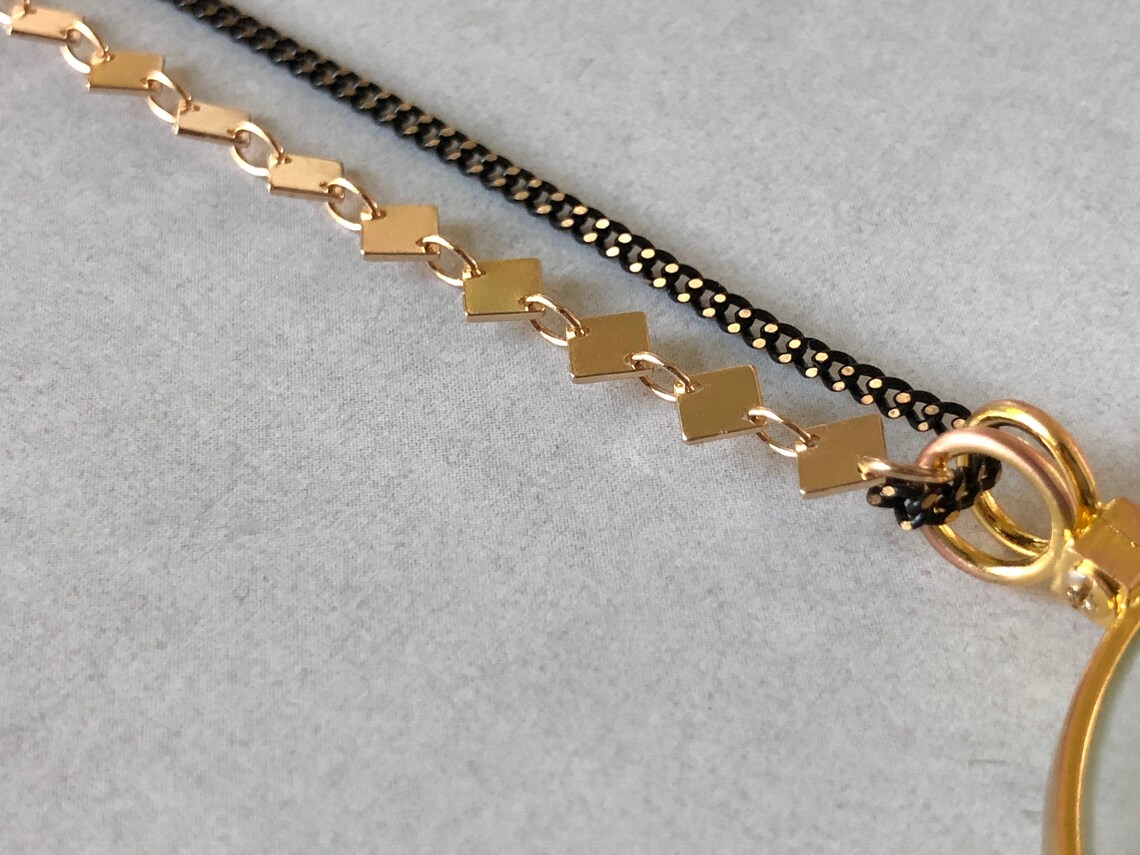 Magnifying Glass Necklace Monocle Necklace Reading Glass | Etsy Canada