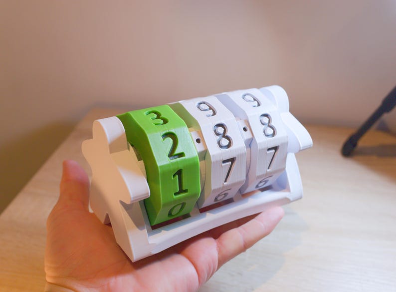 Giant XL Point Counter - 3 Wheels - for Board Games, Role Playing Games ...