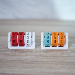 Compact Point Counter - 3 Wheels - for Board Games, Role Playing Games ...