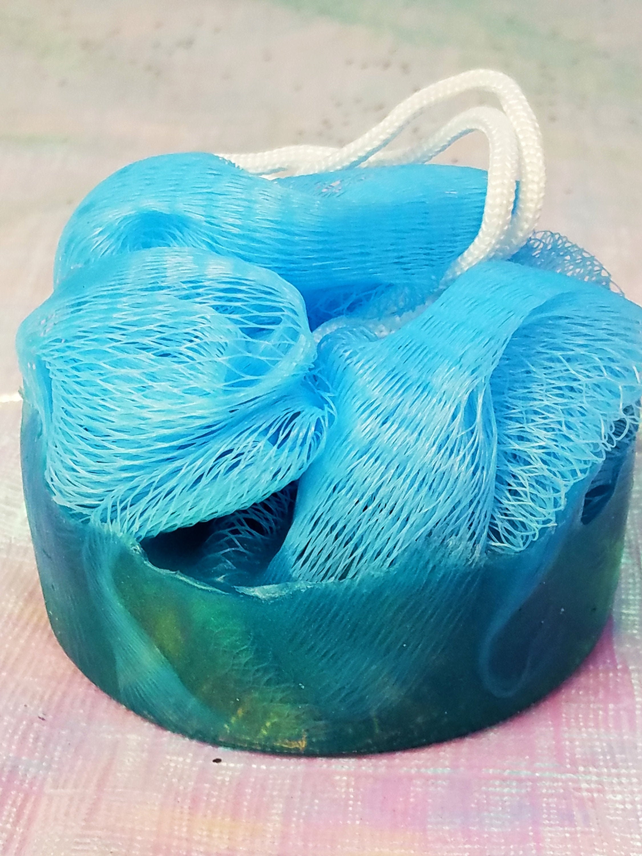 Blue Agave Loofah Melt and Pour Soap-artisan Soap-loofah - Etsy