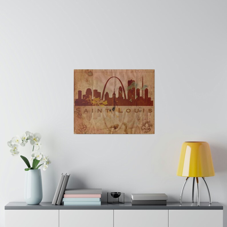 St Louis Skyline and Gateway Arch, St Louis Art, Print Photo, Canvas ...
