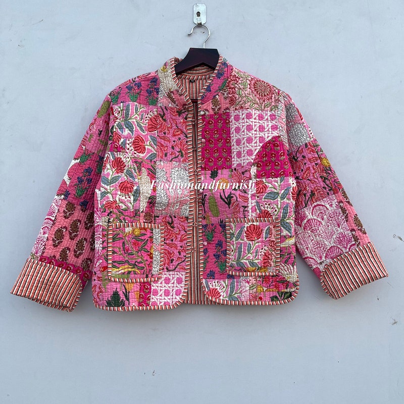 Patchwork Jacket Women - Etsy