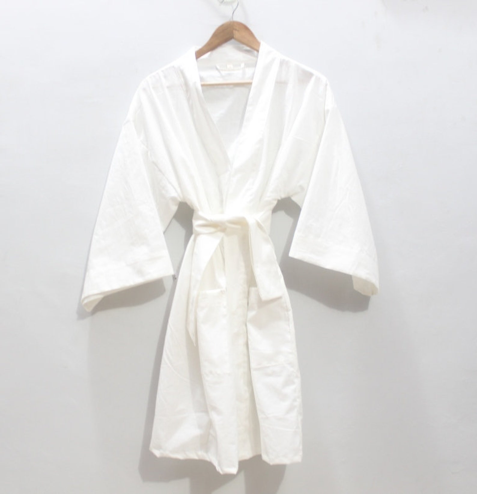 Cotton Rayon White Robe Bride Robe Bridal Shower Gift Wedding - Etsy India