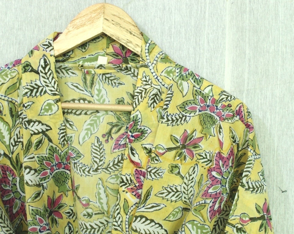 100% Cotton Kimono Robes Pure Cotton Kimono Cotton Kimono - Etsy