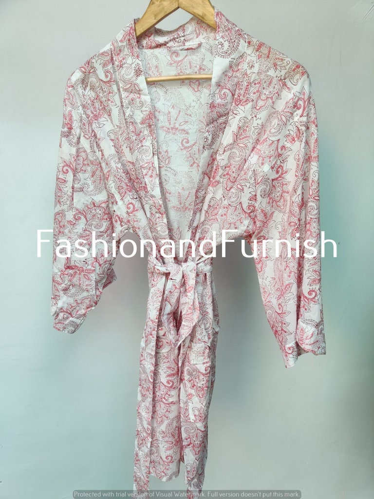 EXPRESS DELIVERY Cotton Kimono Robes Floral Print Kimono Soft | Etsy