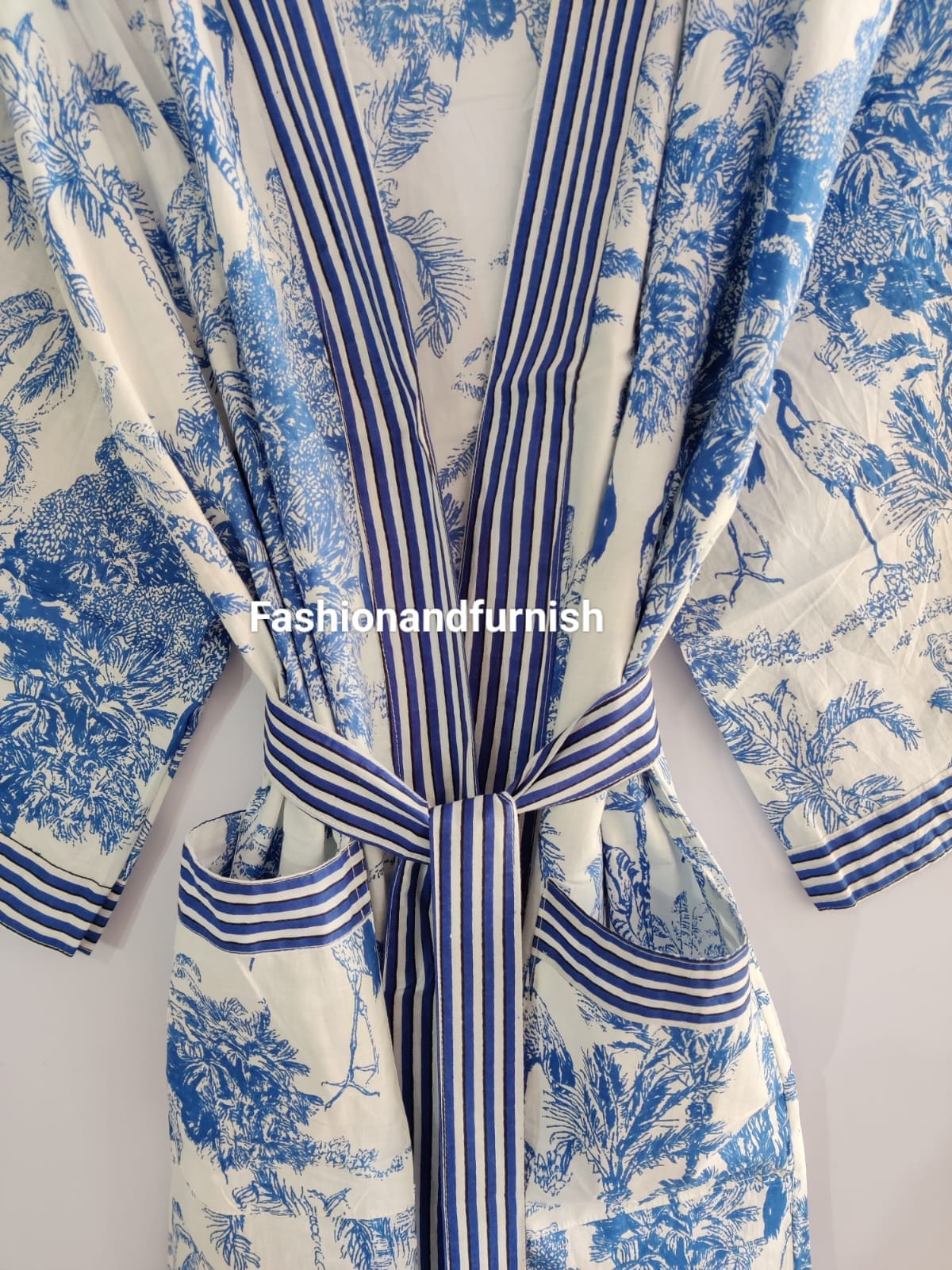 100% Cotton Kimono Robes Beautiful Cotton Kimono Dress Express - Etsy