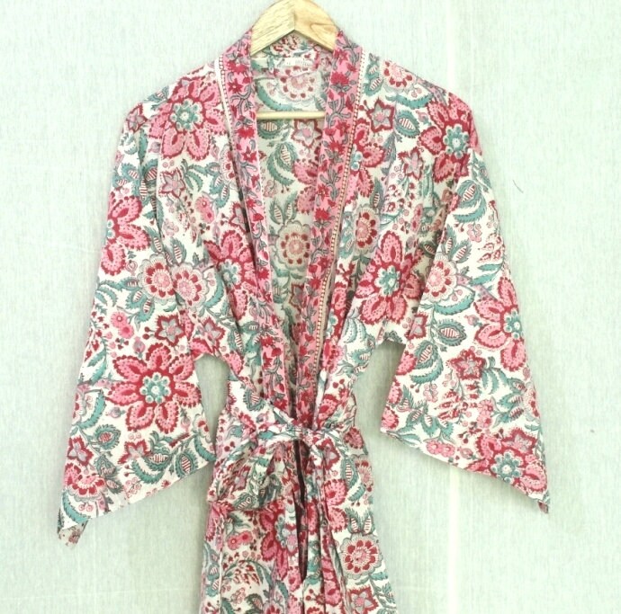 100% Cotton kimono Robes dresses Pure cotton Kimono Cotton | Etsy